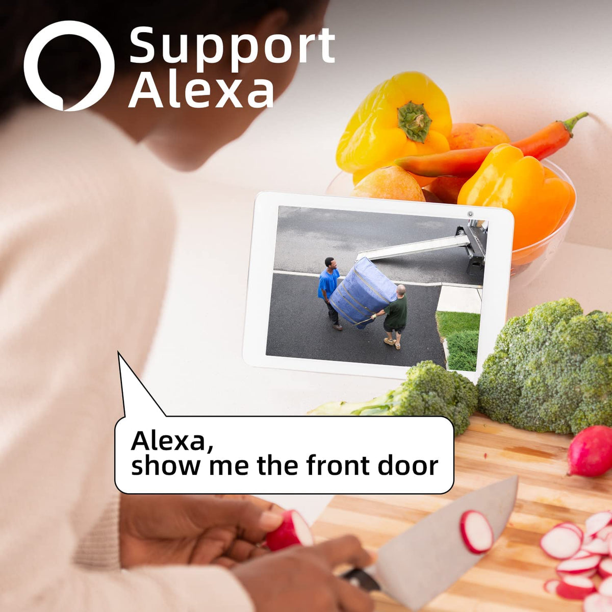 Rraycom BW5 2K Security Camera Wireless Outdoor, Solar Powered Surveil